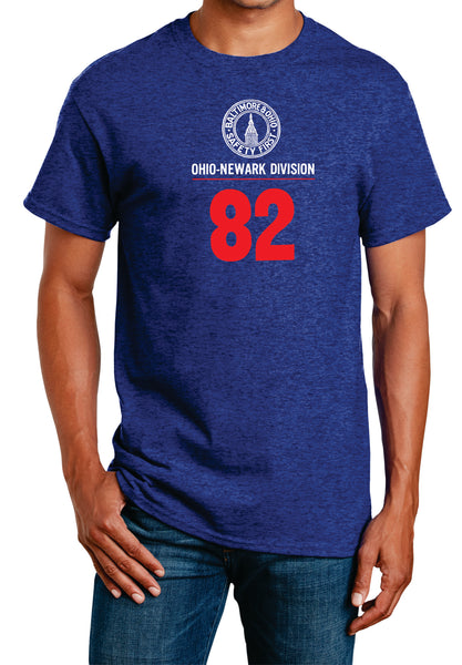 B&O Ohio-Newark Division Railroad Logo Shirt – Mohawk Design