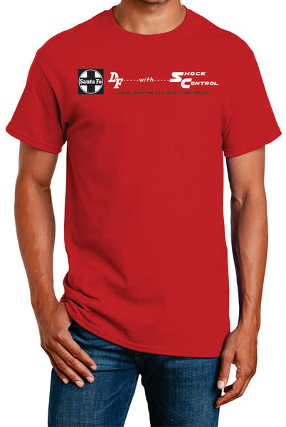 Santa Fe Railroad "DF" Super Shock Logo Shirt – Mohawk Design