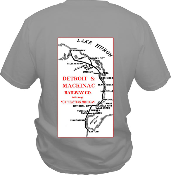 Detroit & Mackinac Railroad Shirt – Mohawk Design