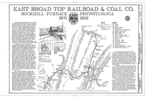 East Broad Top Railroad Blueprint Book – Mohawk Design