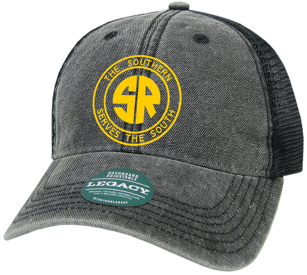 Southern Railway Black Embroidered Cap – Mohawk Design